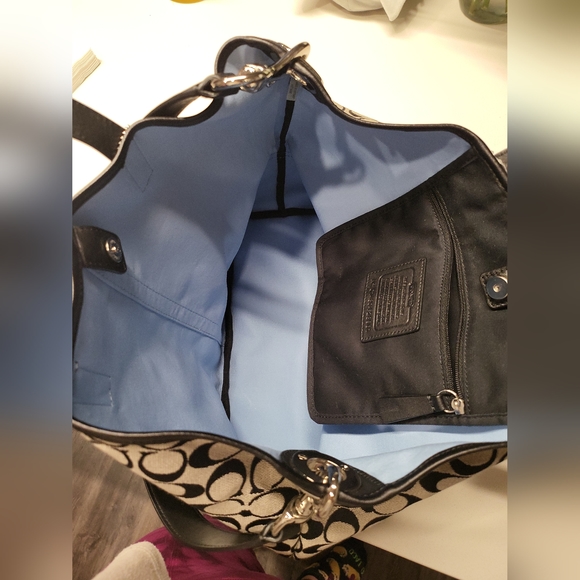 Coach | Bags | Coach Bag F2898 Hadley Signature Bag In Black | Poshmark